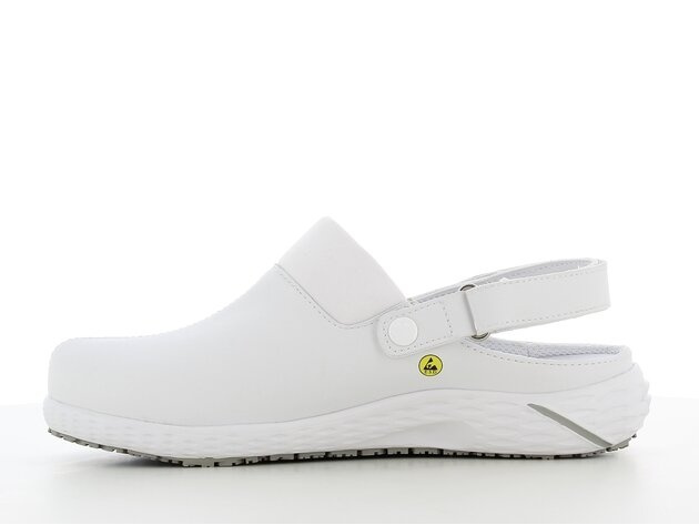 Buty medyczne DANY ESD, OXYGRIP, białe | COLORMED